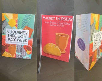 Holy Week Posters | Digital Download Easter Posters | A4 Holy Week ...