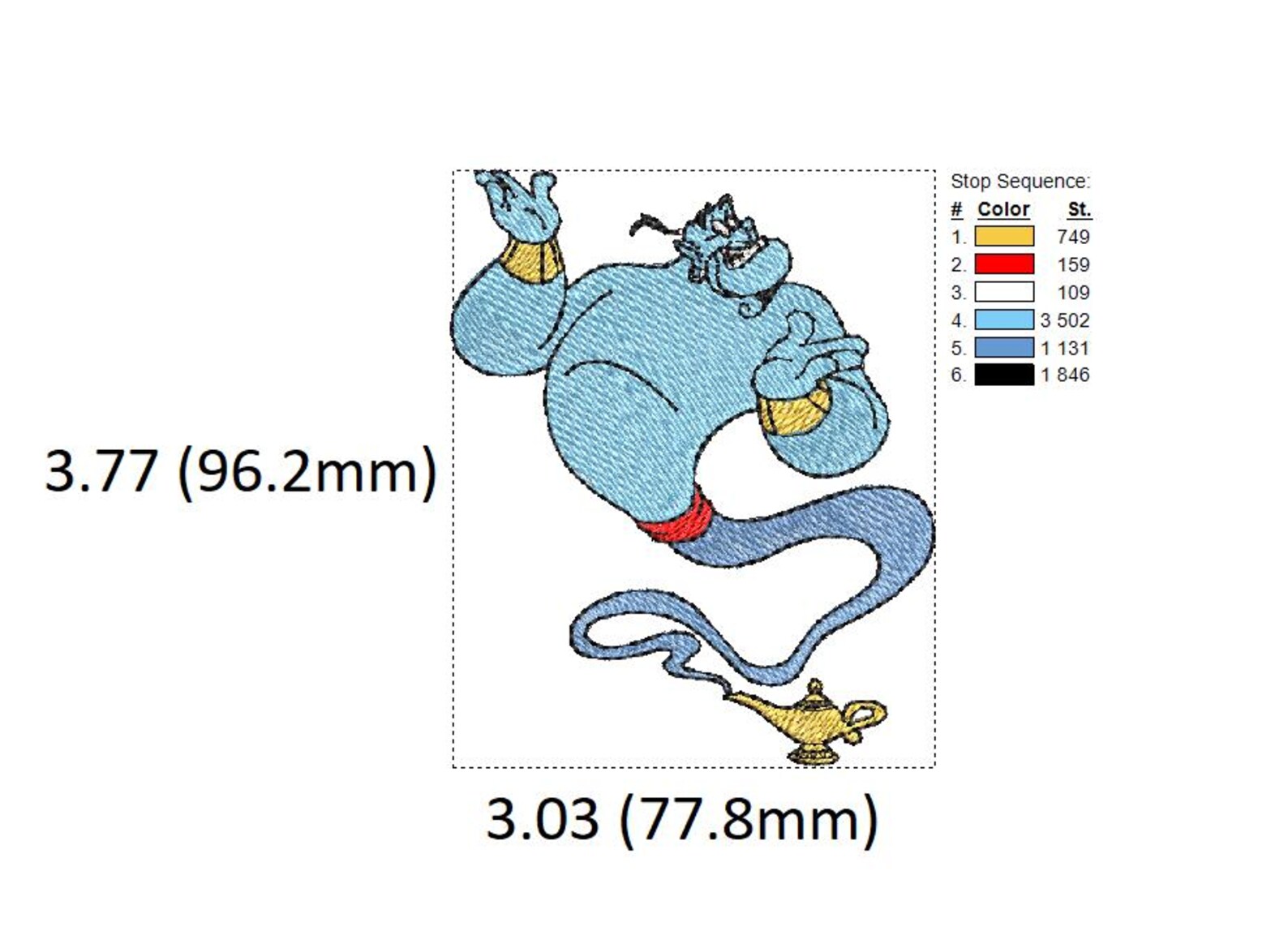 Aladdin Digital Embroidery Design - Etsy