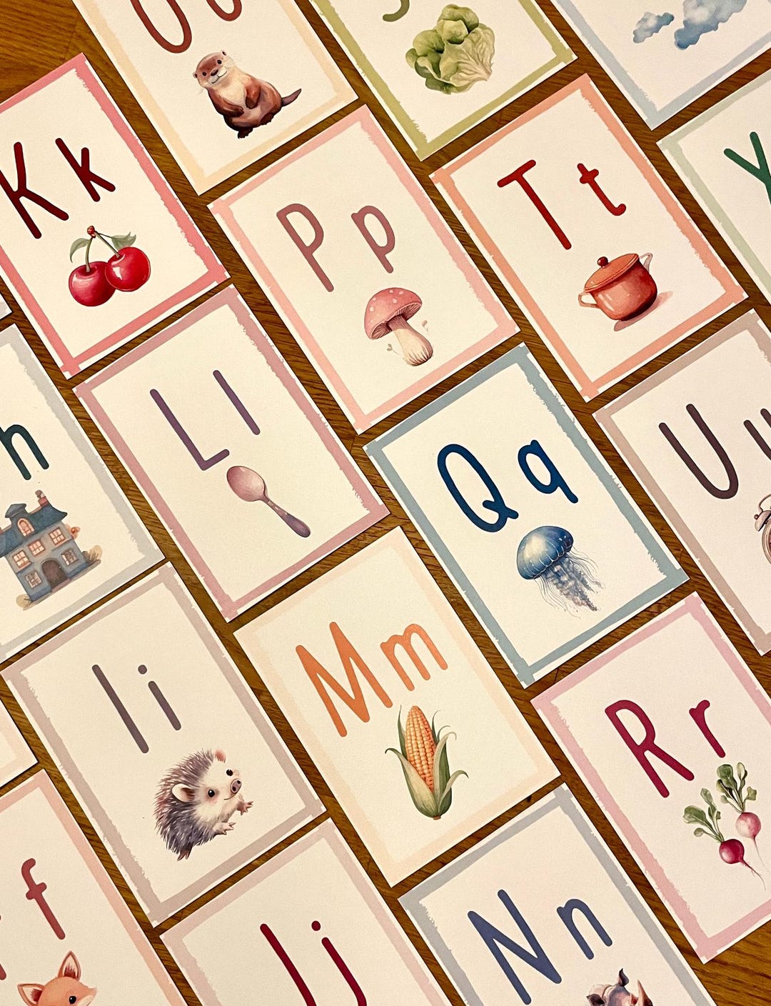 ABC Flashcards for Children, Preschoolers / Learning to Read and Write ...