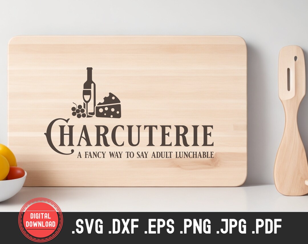 Charcuterie Board SVG, Cutting Board Dxf, Chopping Board, Laser Cut ...