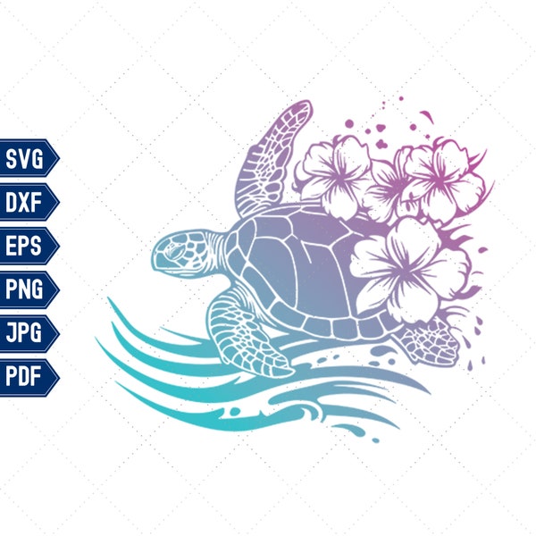Sea Turtle Svg - Etsy