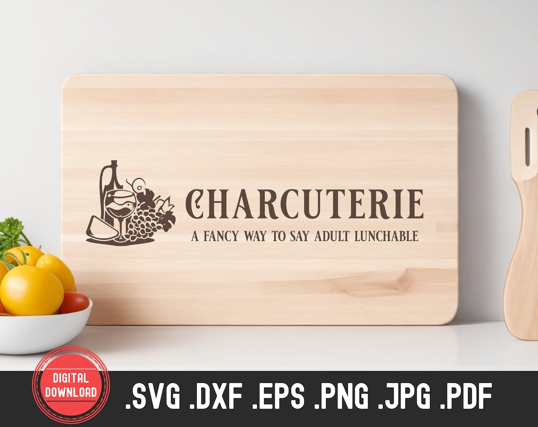 Charcuterie Board Definition Svg Adult Lunchable Wine and Cheese Fancy French Meat Board ...