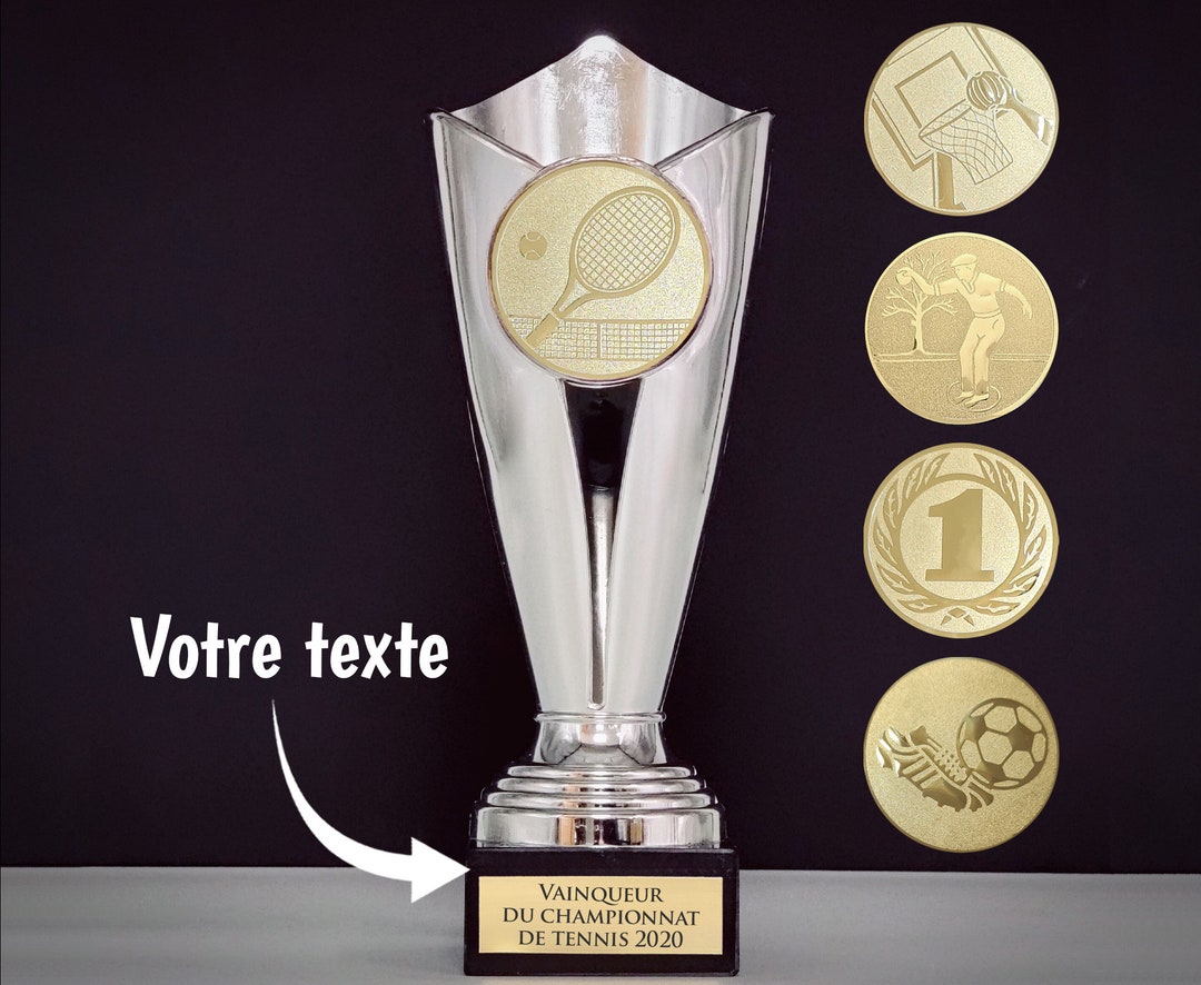 Trophée personnalisé - Coupe personnalisable avec gravure - Texte de ...