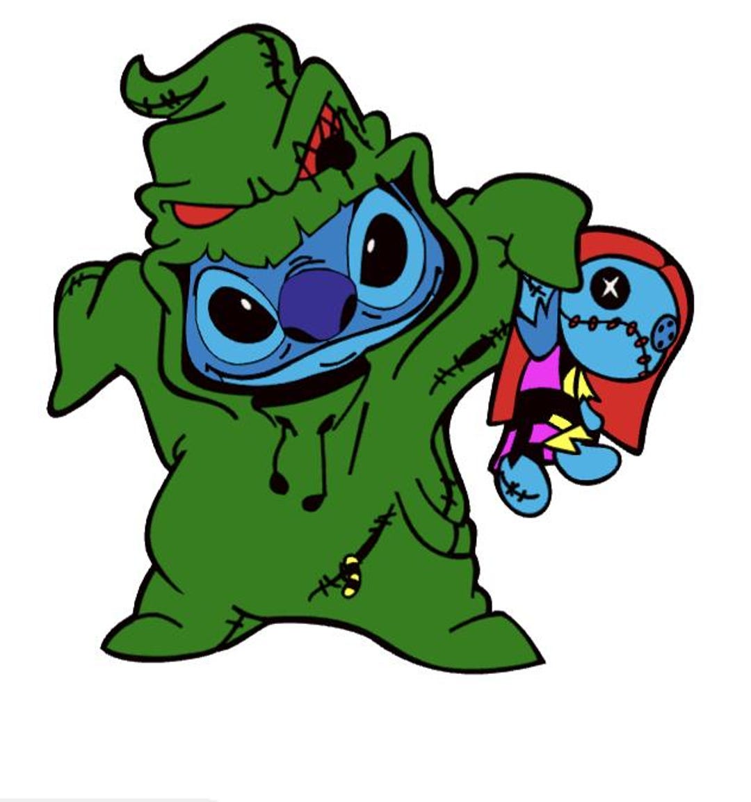 Oogie Boogie Stitch Christmas SVG Bundle | Holiday Craft Design ...