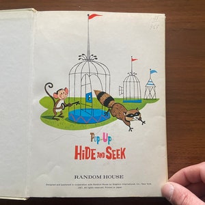 1967 Pop-up Hide and Seek A Child's First Counting Book Random House - Etsy