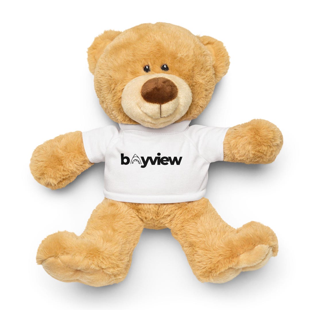 Teddy Bear With a T-shirt - Bayview Shark - Etsy