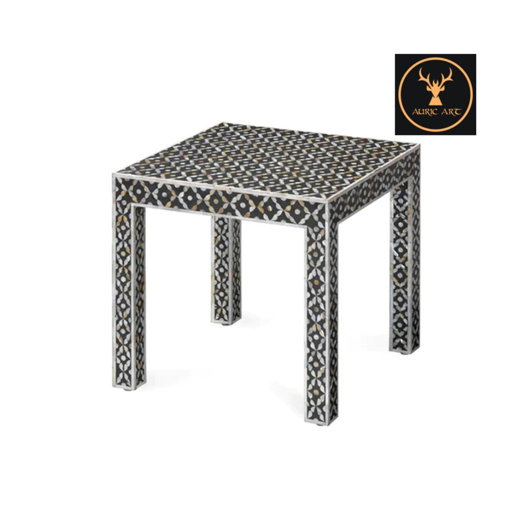 Mother of Pearl Marrakesh Accent Table / Stool / Coffee Table / Home ...