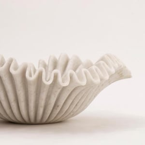 Handcrafted Marble Ruffle Bowl Sink in Matte & Glossy Finish - Etsy