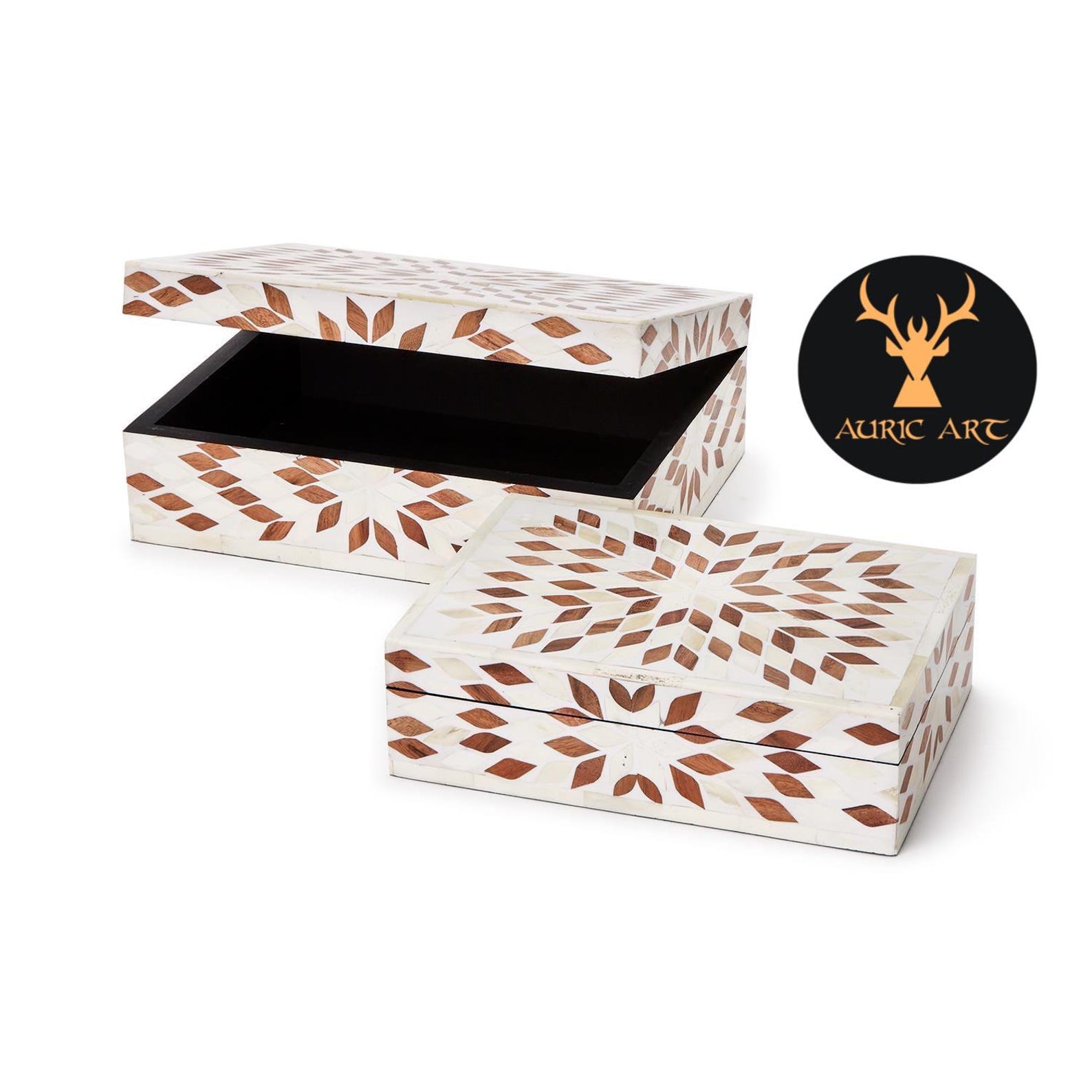 Auric Raffles Bone Inlay Storage Box - Etsy