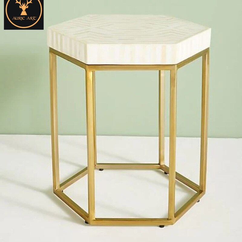 Bone Inlay Table - Etsy