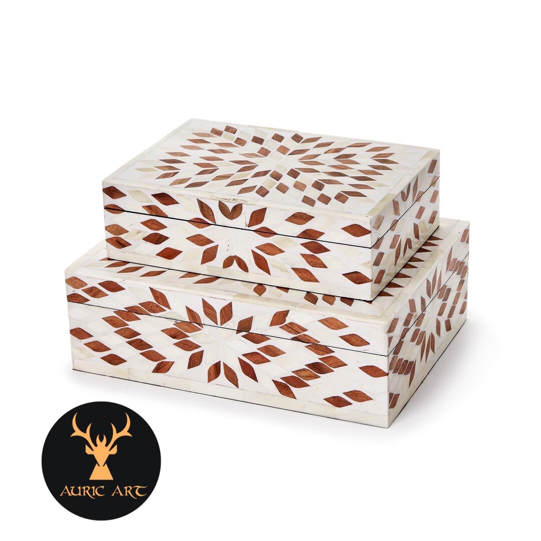 Auric Raffles Bone Inlay Storage Box - Etsy