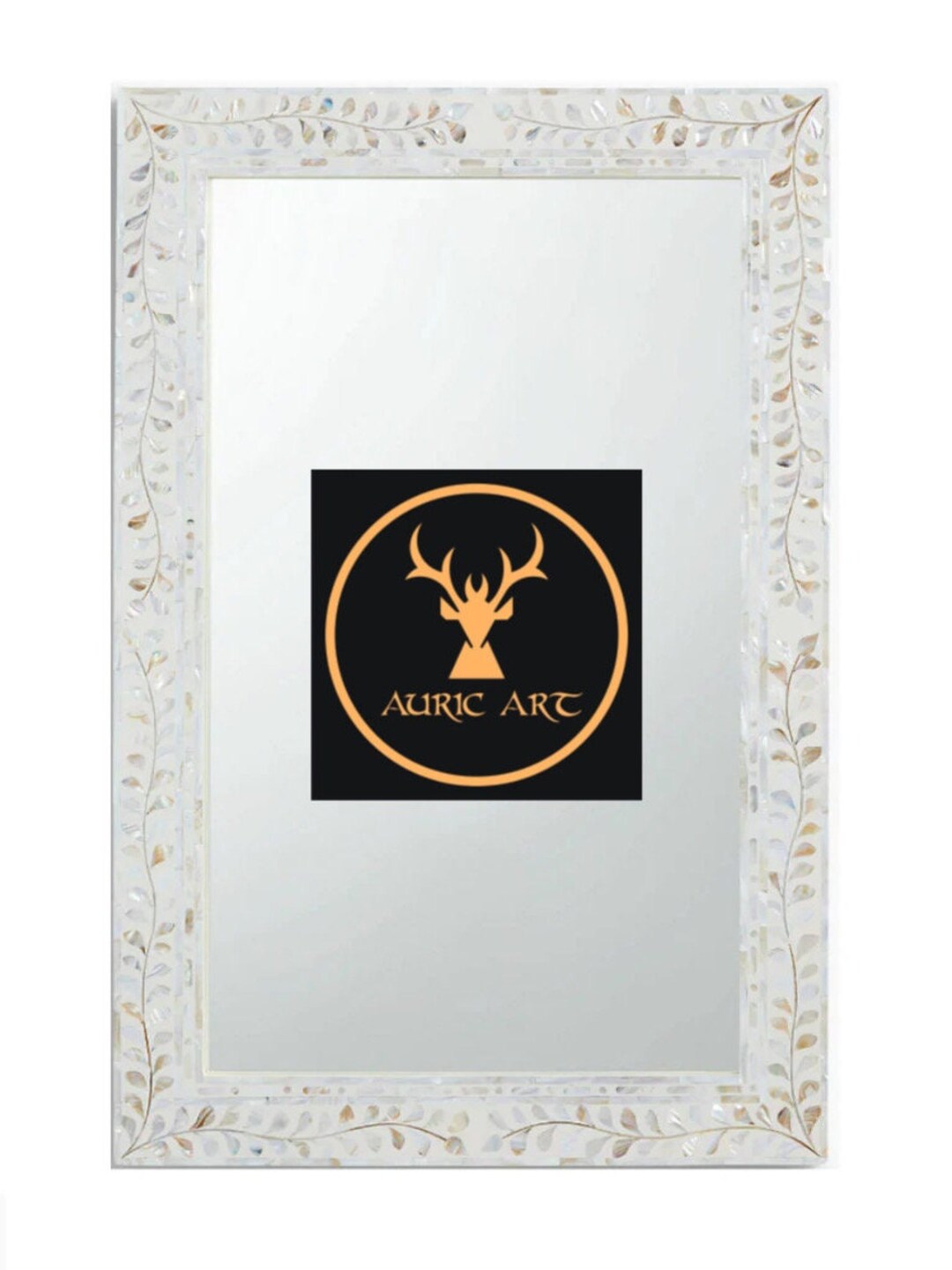 Luxury Mother of Pearl Floral Pattern Rectangle Mirror Frame - Etsy