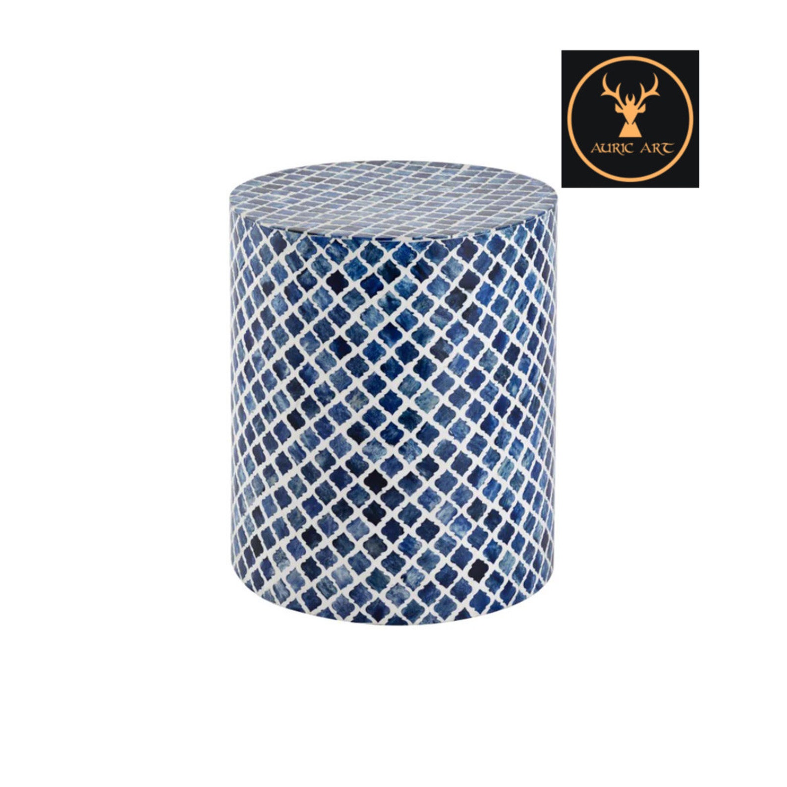 Vintage Handmade Blue Moroccan Design Stool / Home Decor - Etsy