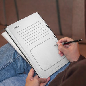 Blank 30 Day Challenge + Fillable Notes Page, Printable Goal Tracker ...