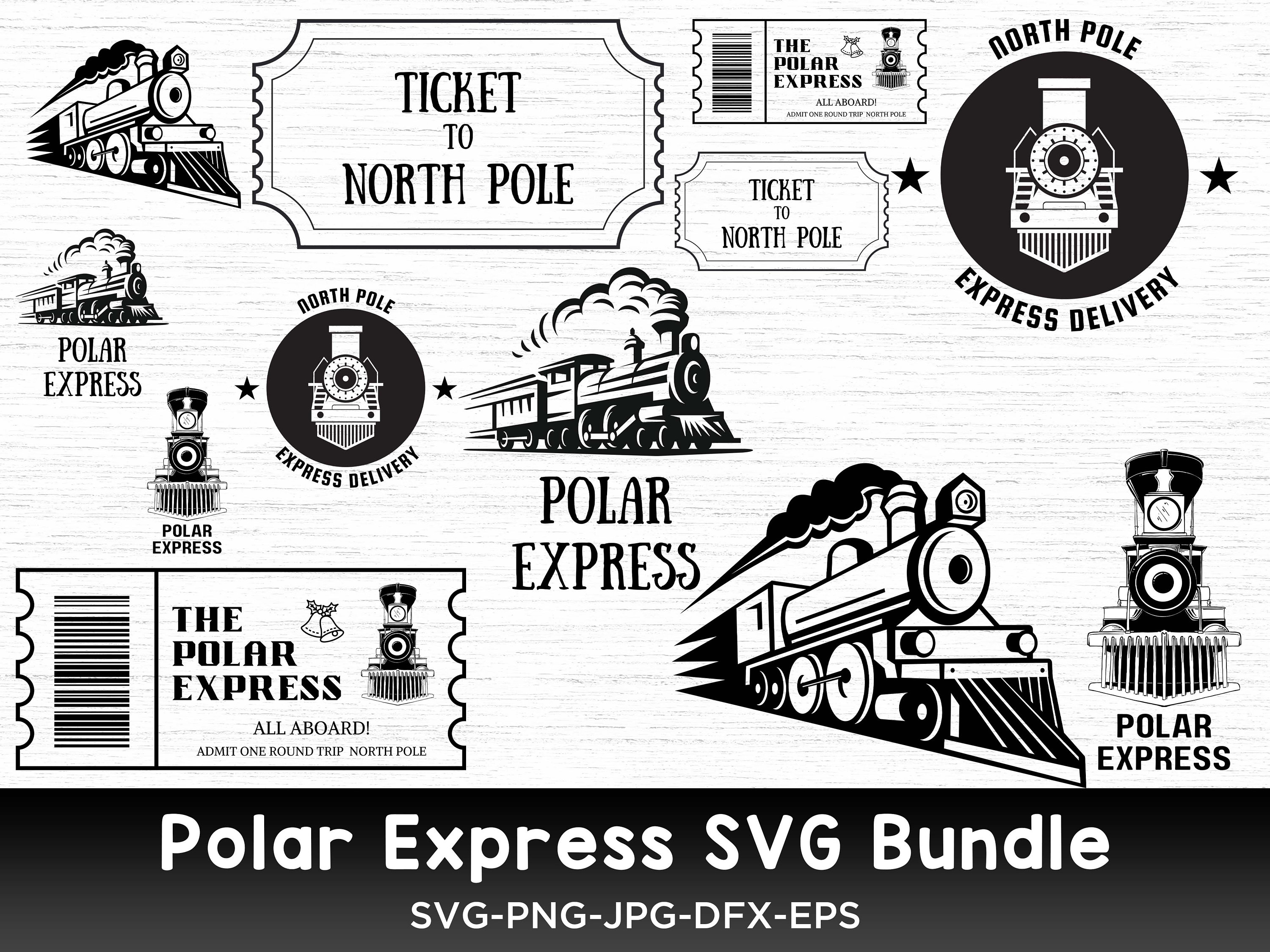 Polar Express Svg Cutting File, Polar Express Svg, North Pole Svg ...