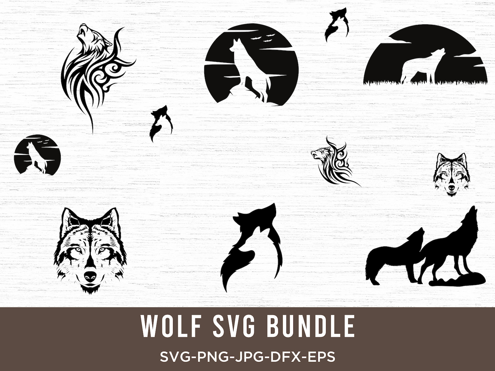Wolf SVG Bundle, Wolf Cut Files for Cricut, Wolf Svg, Wolf Png Bundle ...