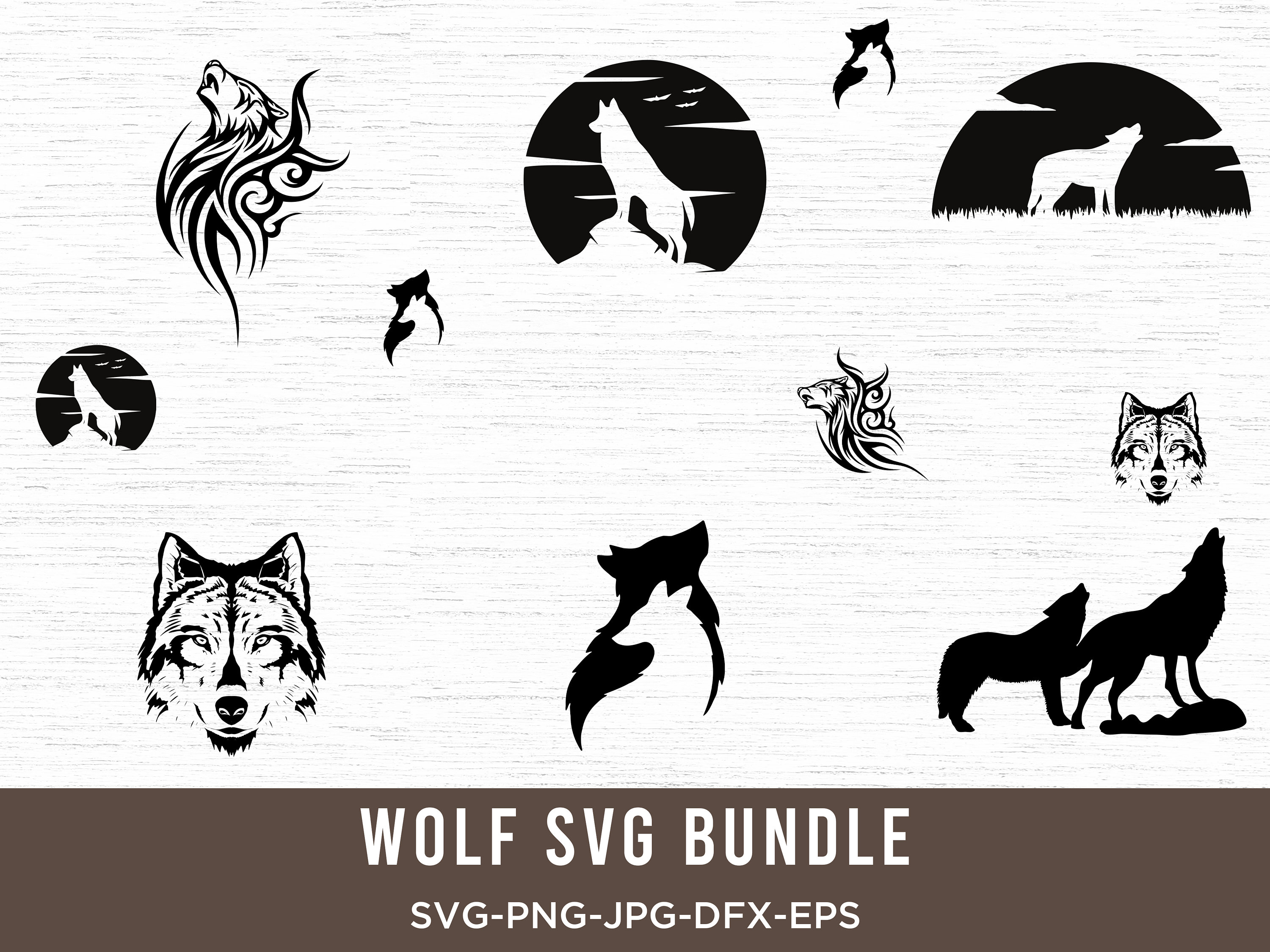 Wolf SVG Bundle, Wolf Cut Files for Cricut, Wolf Svg, Wolf Png Bundle ...