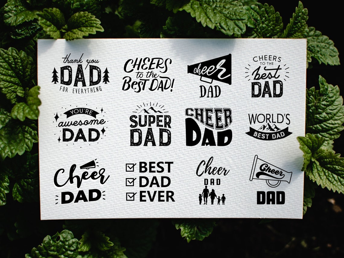 Cheer Dad Svg Bundle Cheer Dad SVG Cheer Dad PNG - Etsy