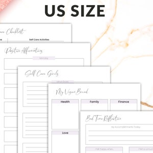 Printable CBT Worksheet and Planner Bundle, Cognitive Behavioura ...