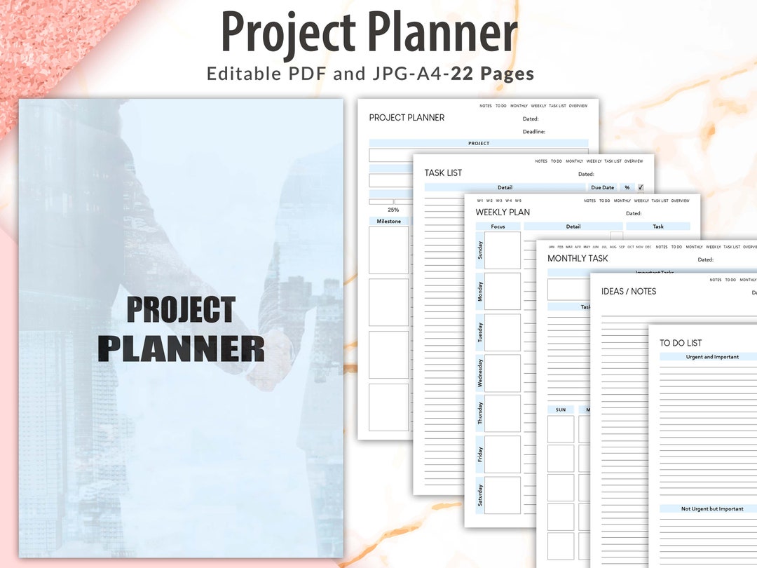 Project Planner, Work Planner, Business Planner, Work, Business ...