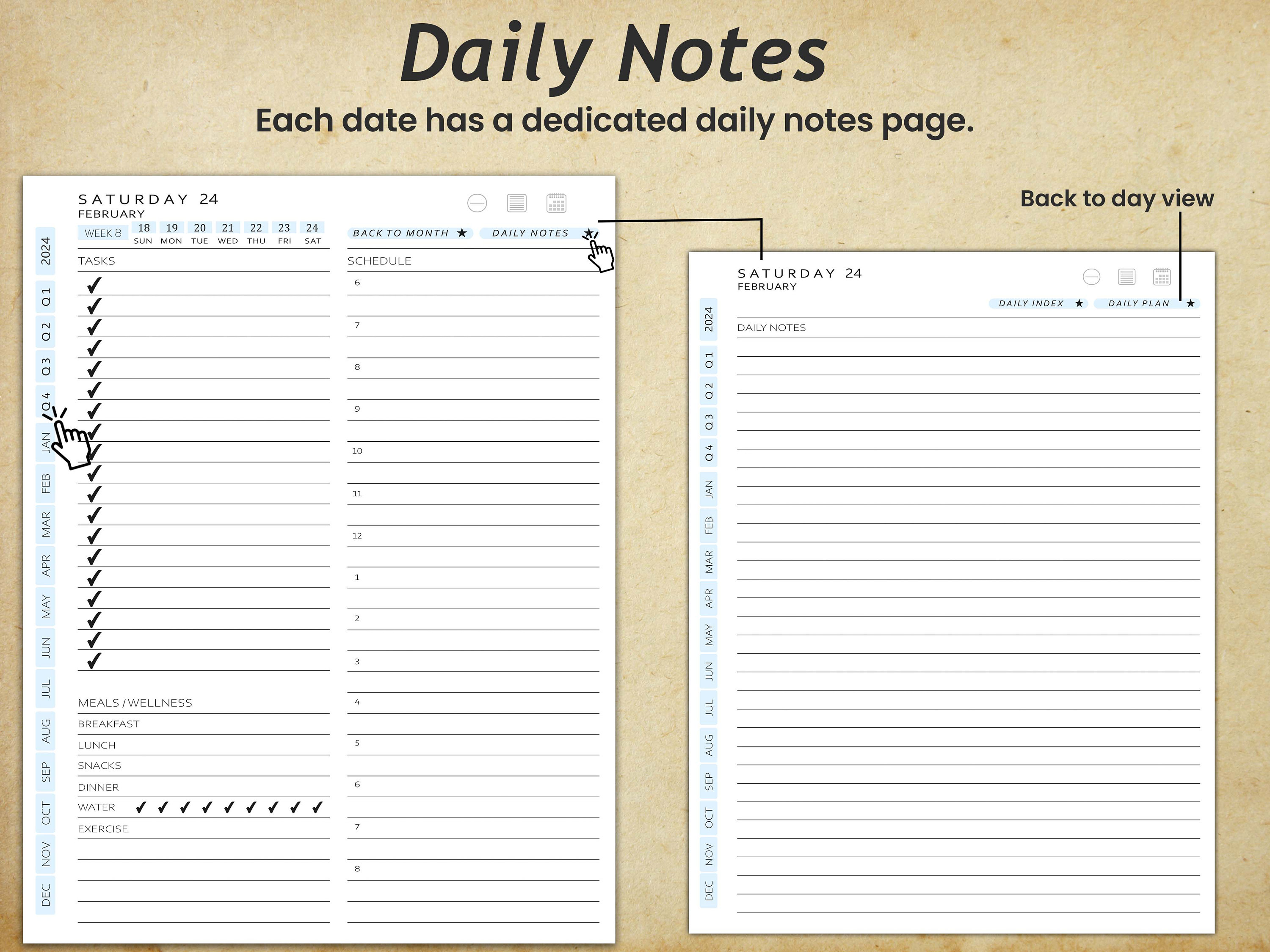 Kindle Scribe Daily Planner Bundle, Kindle Scribe Template, Kindle ...