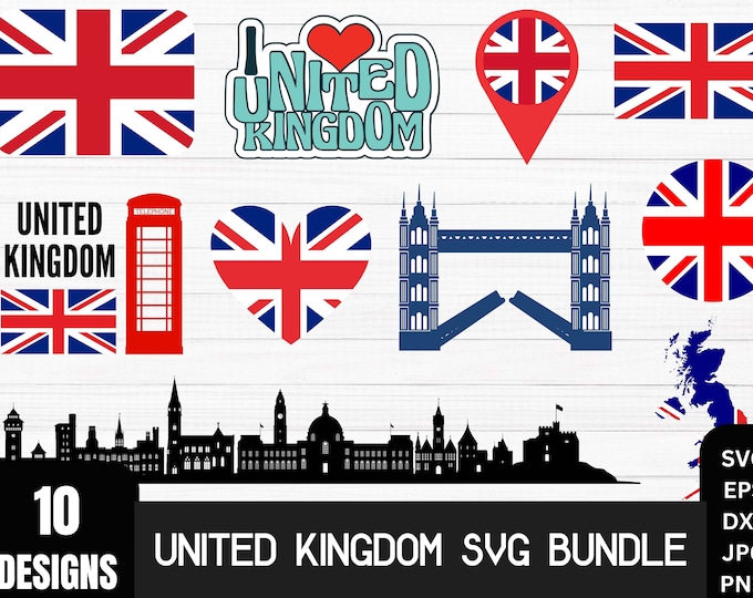 United Kingdom Flag SVG - Etsy Canada