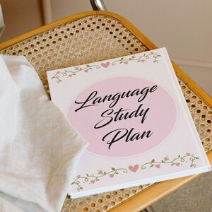 Printable Language Study Planner, Language Study Journal, Language ...