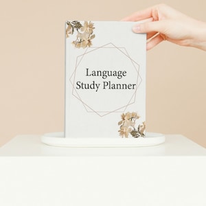 Printable Language Study Planner, Language Study Journal, Language ...