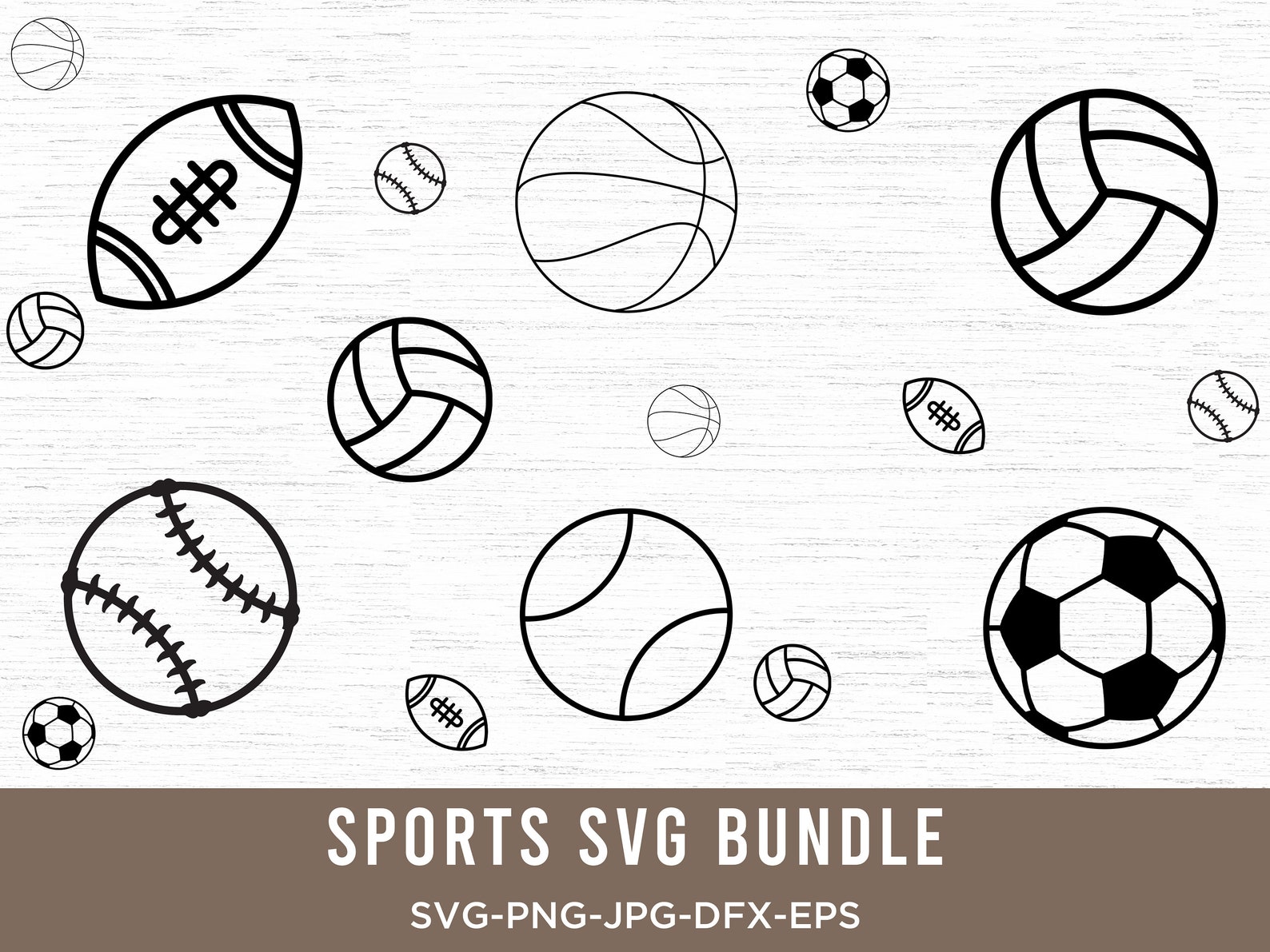 Sports Balls Svg Bundle Sports Balls Svg Baseball Svg - Etsy