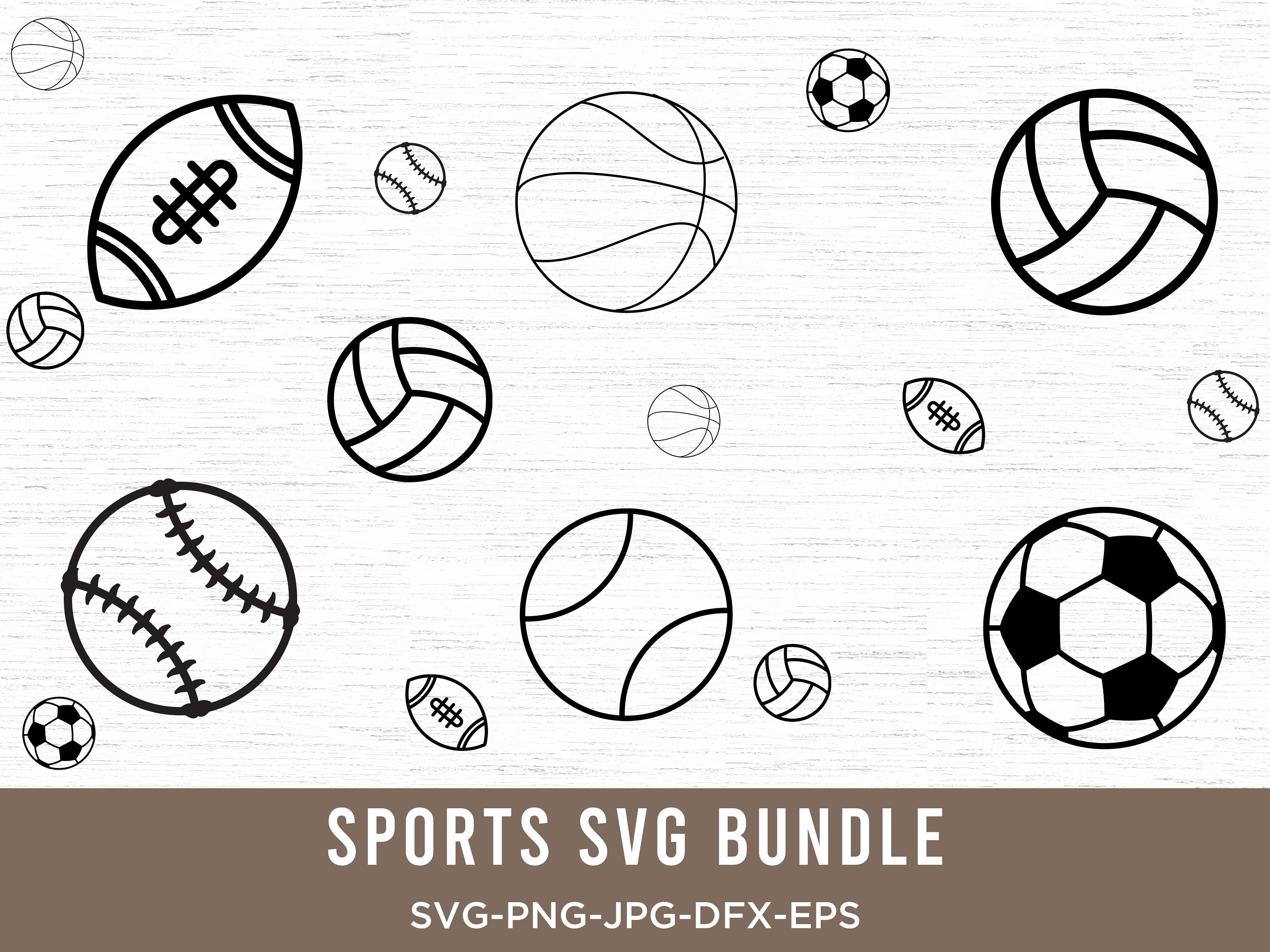 Sports Balls Svg Bundle Sports Balls Svg Baseball Svg - Etsy