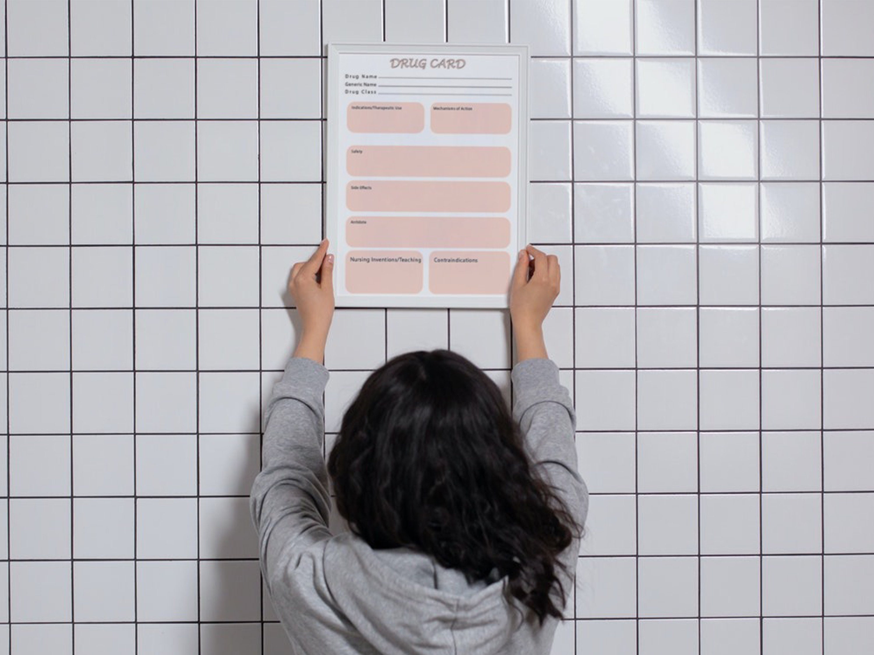 Drug Card Template, Pharmacology Concept Map for Nurses, A4, A5, US ...