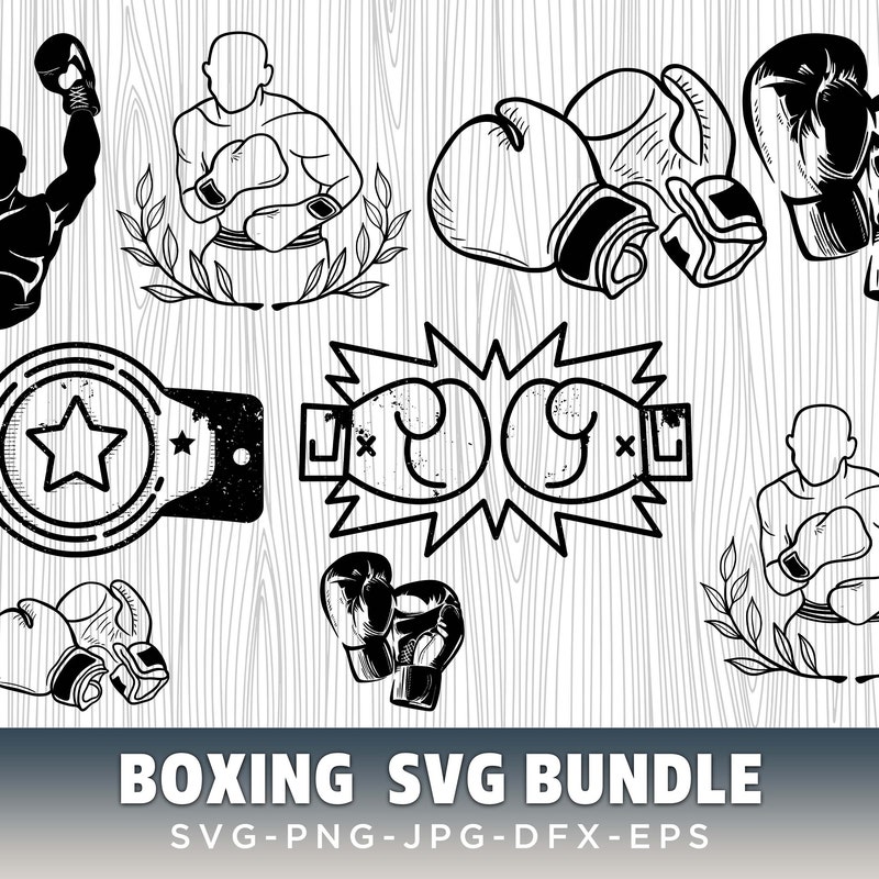 Boxing Svg - Etsy