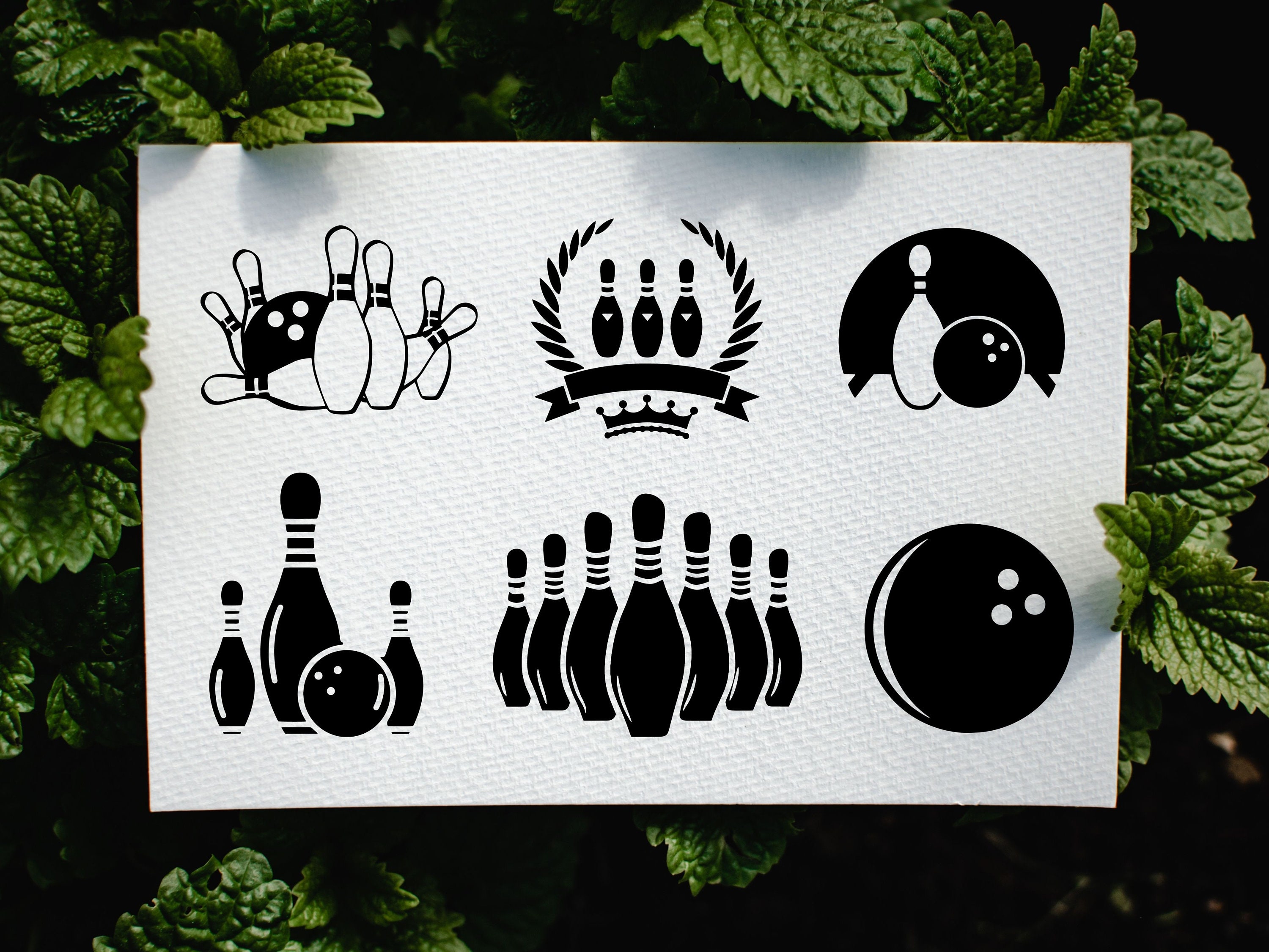 Bowling SVG Bundle, Bowling PNG Bundle, Bowling Clipart, Bowling SVG ...