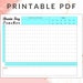 Monthly Brain Fog Tracker, Printable Brain Fog Tracker, Chronic Brain ...
