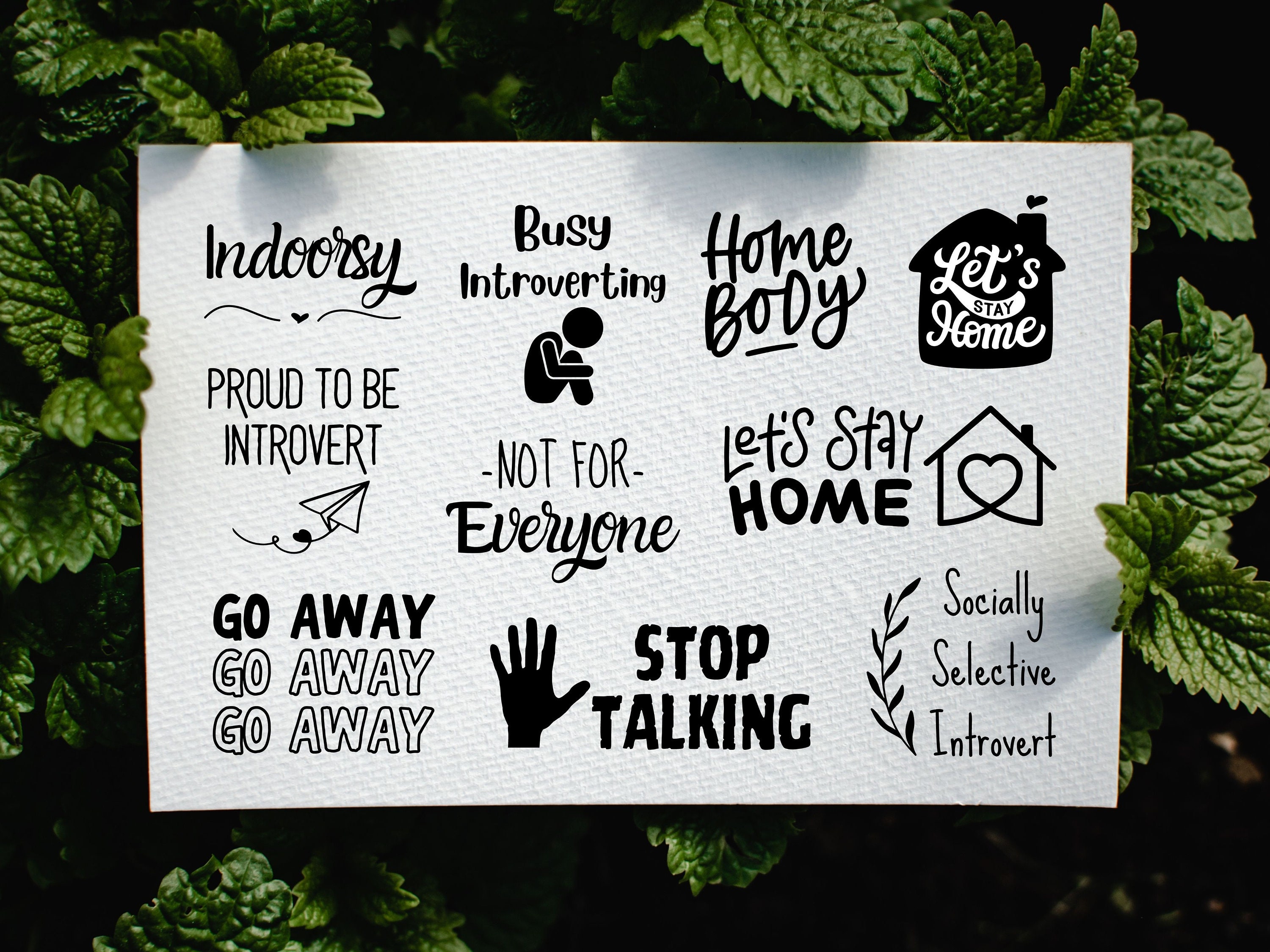 Introvert Svg Bundle Introvert Svg Introvert Png Quote Svg - Etsy