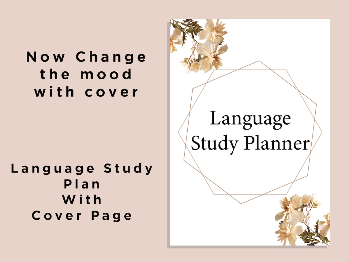 Printable Language Study Planner Language Study Journal - Etsy