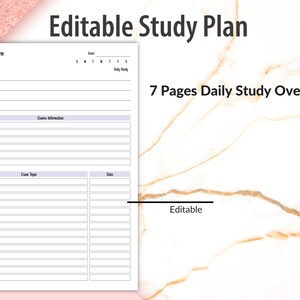 Editable Language Study Planner, Language Study Journal, Language Learner Printable, Study ...