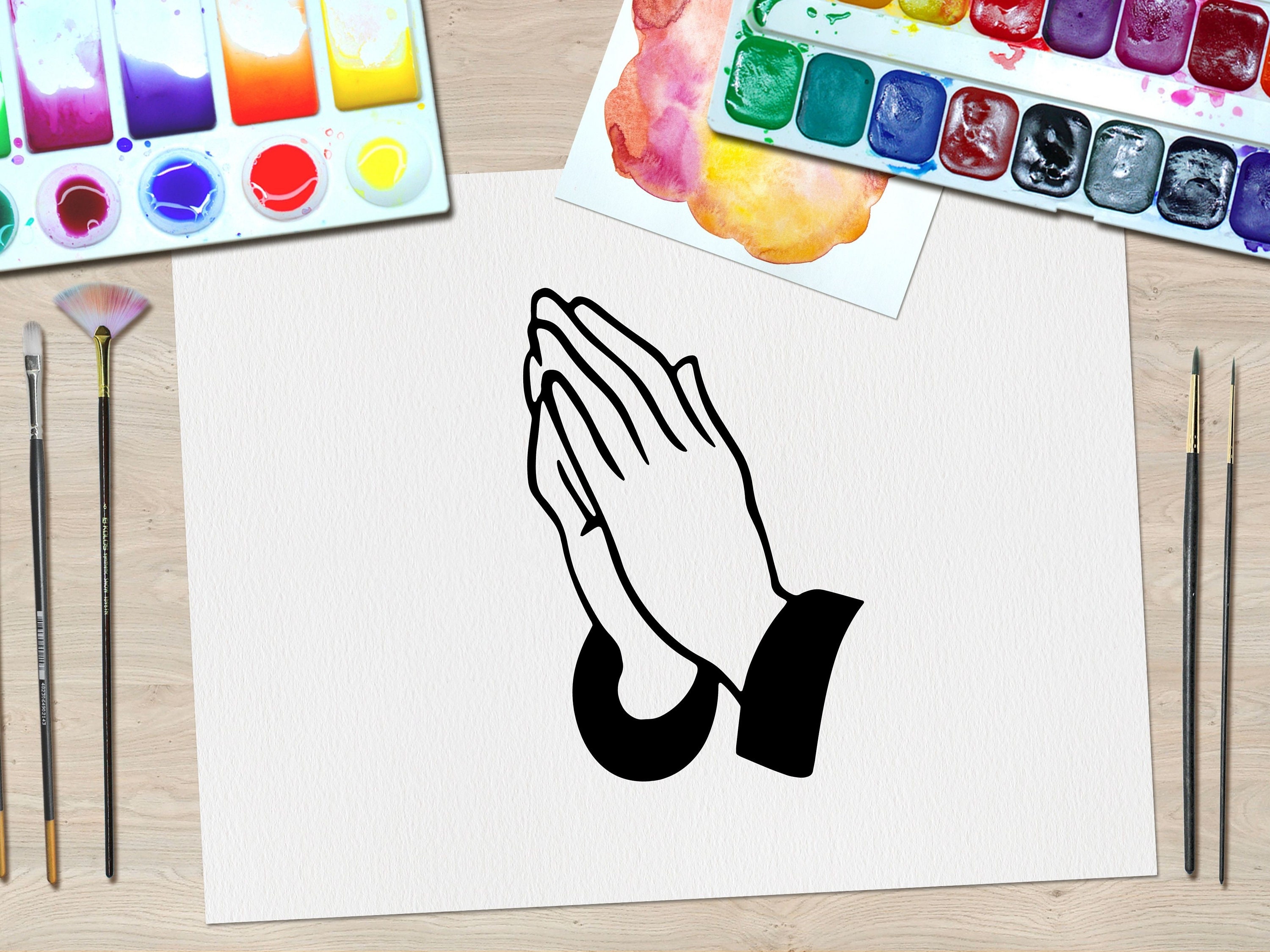 Praying Hands Svg Bundle, Praying Hands Svg Design, Praying Hands Png ...