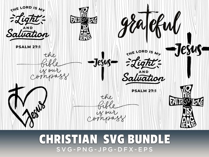 Religious Svg, Christian Svg Bundle, Scripture Svg, Bible Verse Svg ...