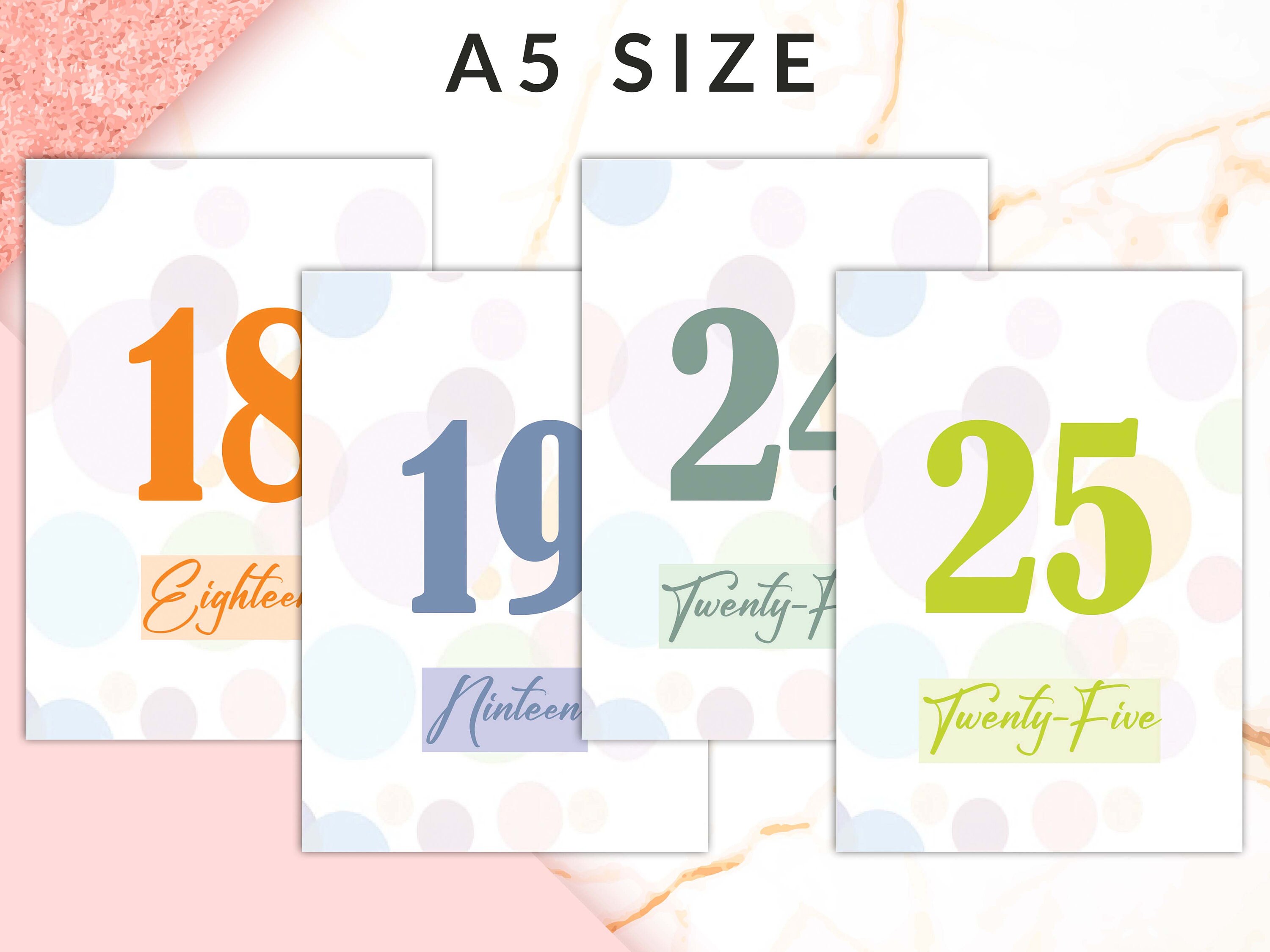 Printable Number Flashcards 1-100, Numbers Flashcards, Learn to Count ...