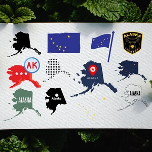 Alaska Svg Bundle, Alaska Png, Alaska State Svg, Alaska Cut File ...