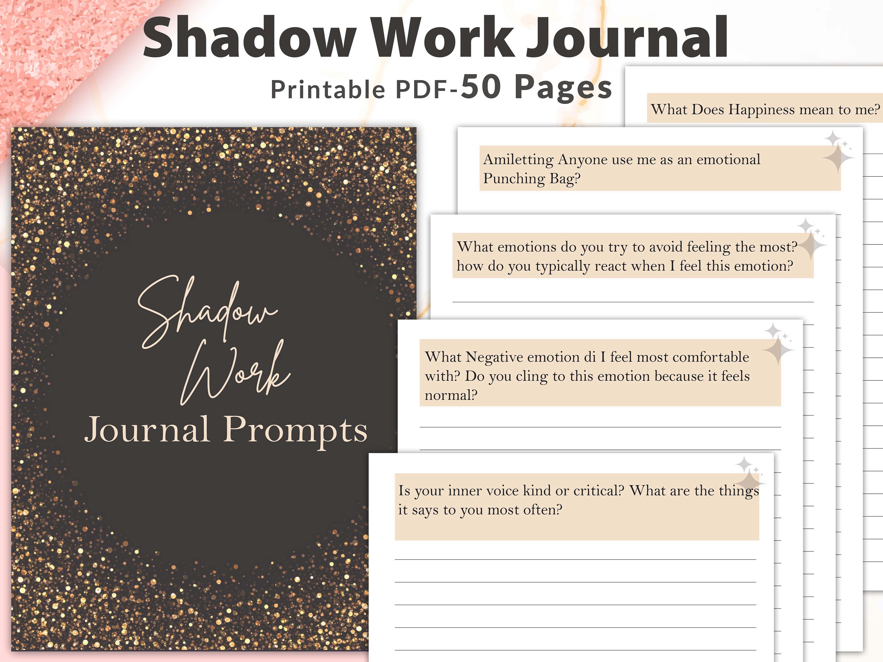 Shadow Work Journal Pages, Shadow Work Guide, Book of Shadows, Shadow ...