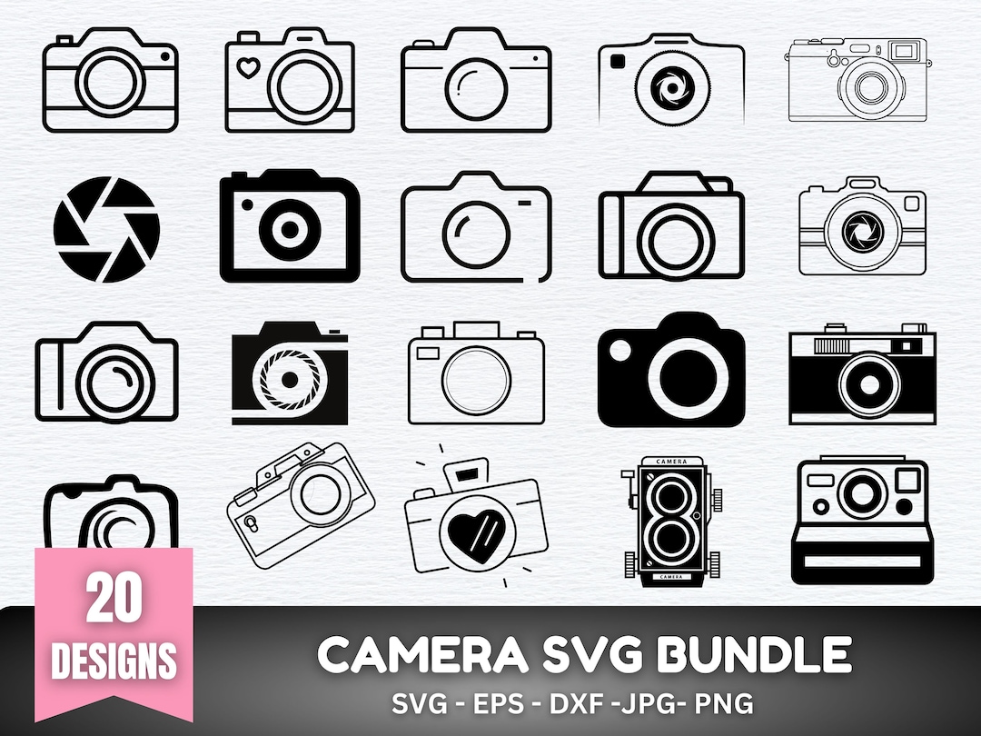 Camera SVG Bundle, Photography SVG, Photos Svg, Camera Clipart, Camera ...