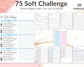Editable 75 SOFT Challenge, Printable 75 SOFT Challenge, 75soft ...