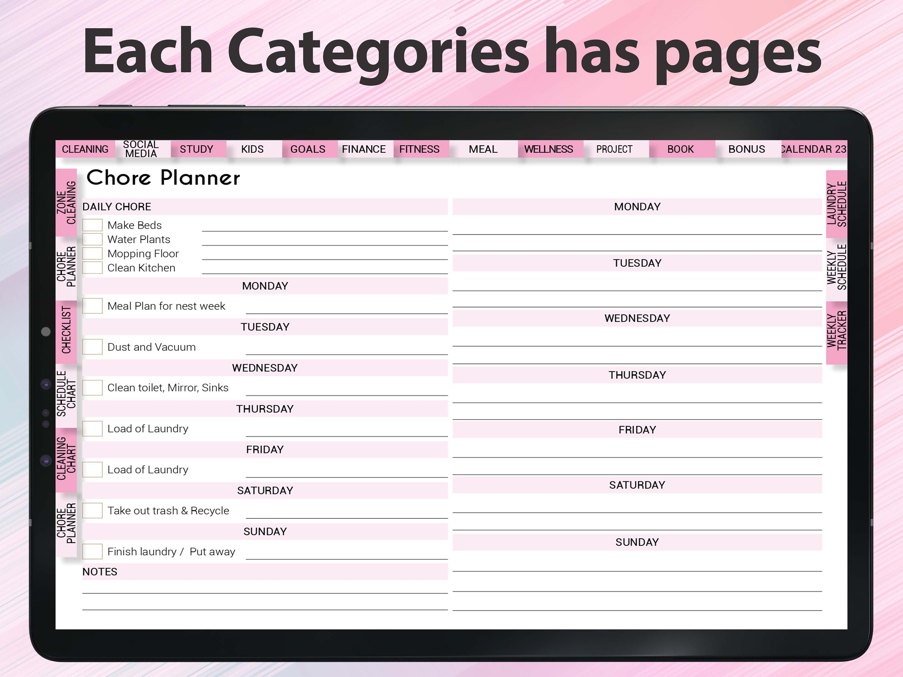 Adhd Digital Planner, ADHD Planner, ADHD Planner Adult, ADHD Journal ...