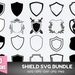 Shield Svg BUNDLE, Flowery Shield SVG, Shield PNG, Shield Clipart ...