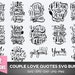 Couple Love Quotes Svg Bundle, Couple Svg Bundle, Love SVG Bundle ...
