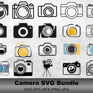 Camera SVG Bundle, Photography SVG, Photos Svg, Camera Clipart, Camera ...
