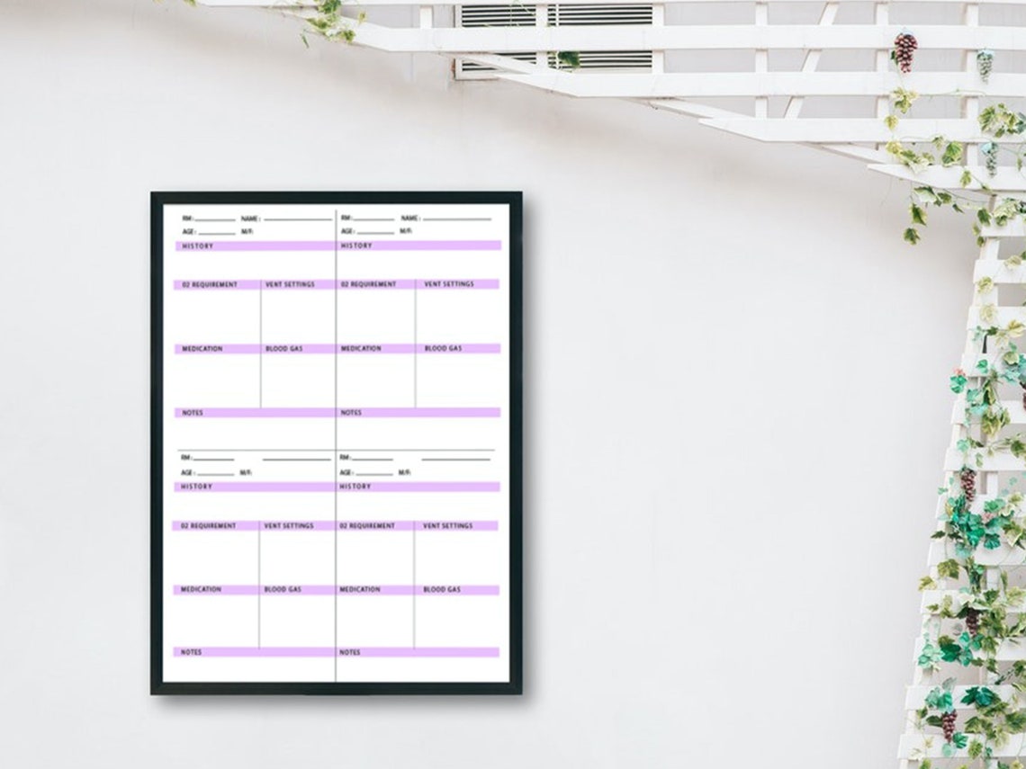 Respiratory Therapist Report Sheet, Respiratory PDF, Respiratory Report ...
