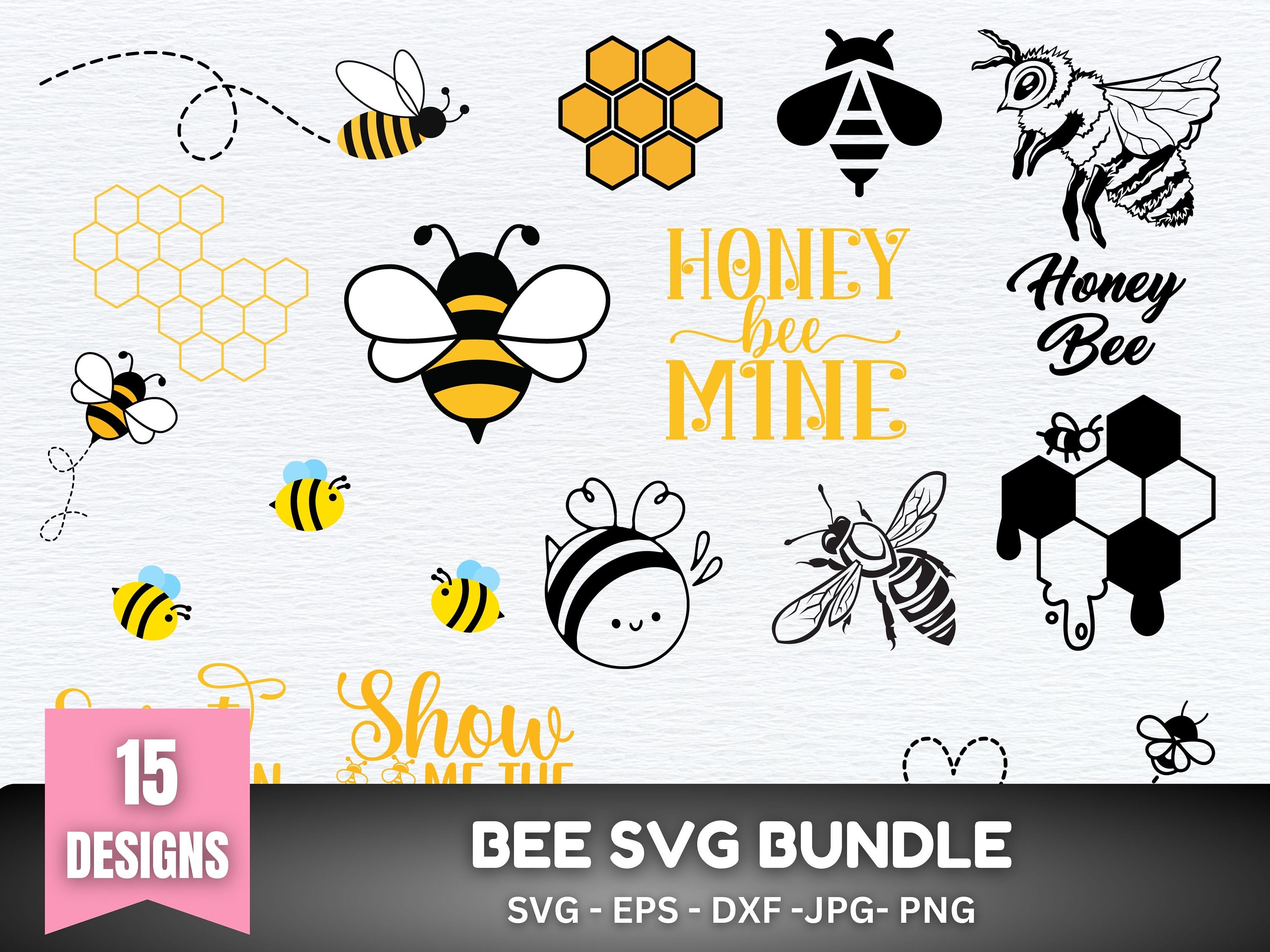 BEE Svg Bundle Honeybee Svg Bee Svg Bee Png Bee Clipart - Etsy